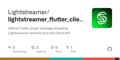 Github Lightstreamer Lightstreamer Flutter Client Official Flutter Plugin Package Wrapping