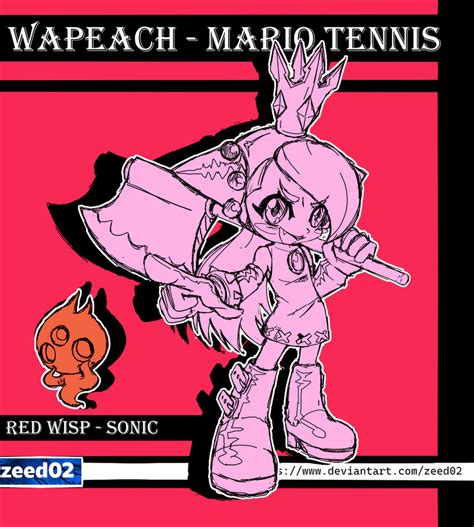 Wapeach Mario And Red Wisp Sonic By Zeed02 On Deviantart
