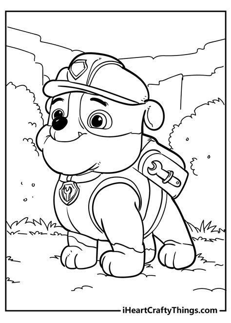 Paw Patrol Coloring Pages Printable Preschool Coloring Printables