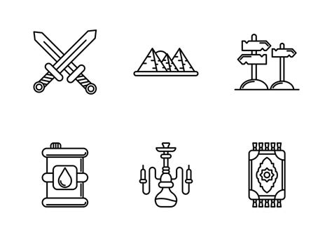 Set Of Unique Vector Icons 17464297 Vector Art At Vecteezy