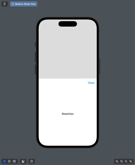 【swiftui】sheetをpresentationdetentsでハーフモーダルにする（ios16）※セミモーダル、ボトムシート Thwork
