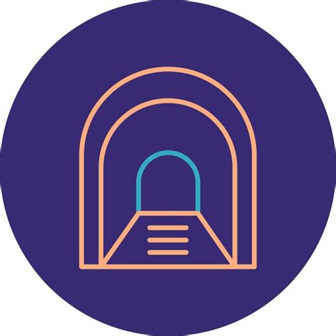 Aisle Line Two Color Circle Icon 43485391 Vector Art At Vecteezy