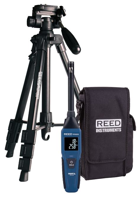 Reed R1610 Kit Data Logging Smart Series Thermo Hygrometer With Tripod