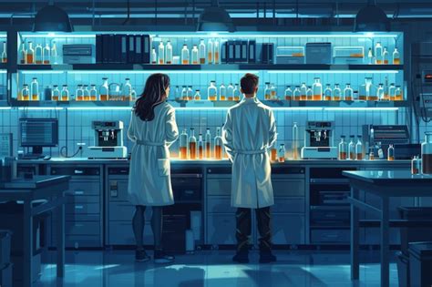 Premium Photo Exploring The Lab Illustration Of Science Experiments
