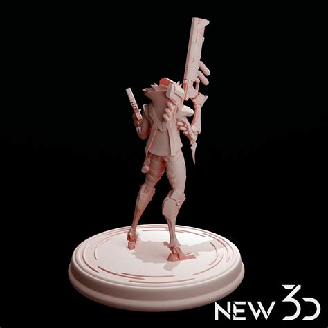 Project Jhin 3d Model 3d Printable Cgtrader