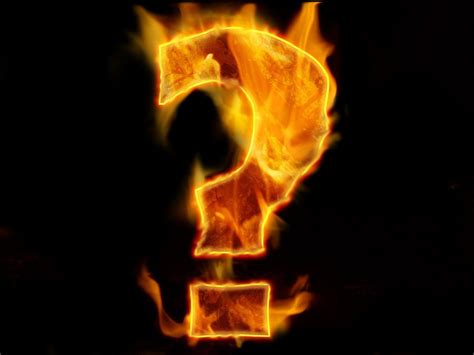 Fire Question Marks
