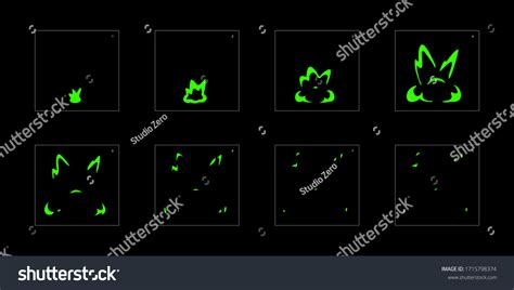 Liquid Explosion Animation Effect Explosion Effect Stock Vector Royalty Free 1715798374