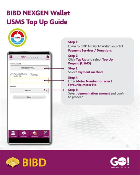 Usms Top Up With Bibd Nexgen Wallet Bibd