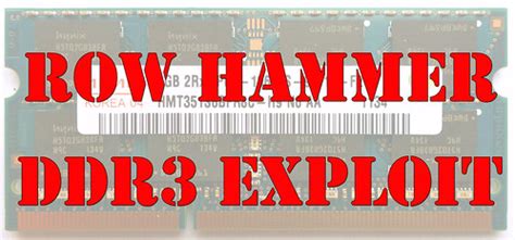 Rowhammer DDR Exploit What You Need To Know Darknet Hacking Tools Hacker News Cyber