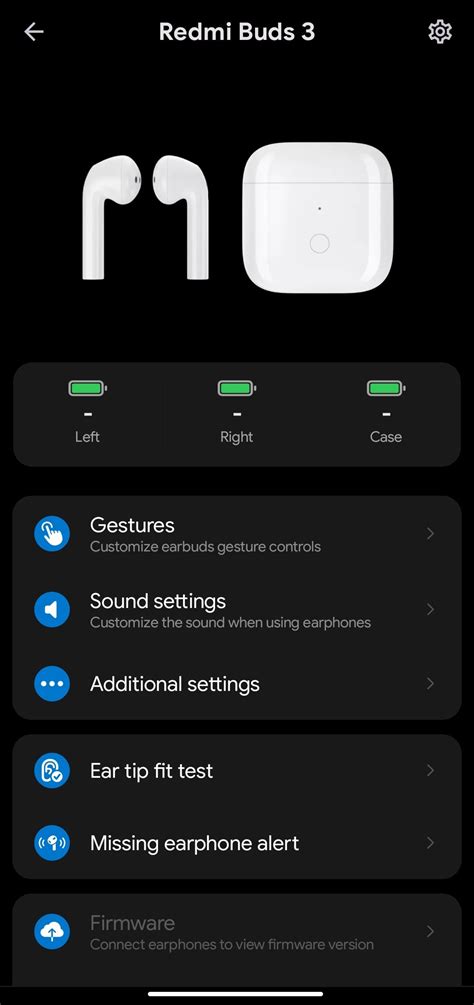 This Is The Mi Buds 3 App And Why Cant I See The Battery R Xiaomiglobal