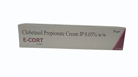 E Cort Clobetasol Propionate Cream Ip Packaging Size 30 Gm At ₹ 104