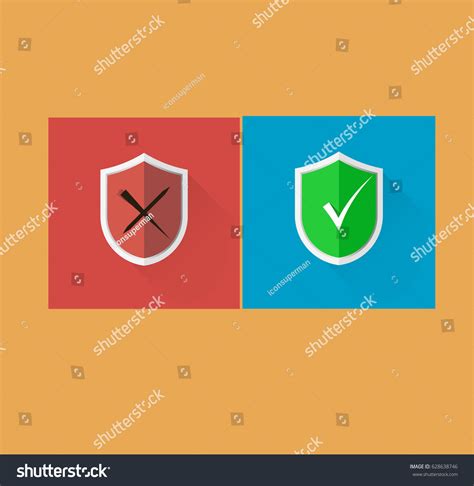 Secure Icon Vector Stock Vector Royalty Free 628638746 Shutterstock
