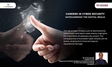 Careers In Cyber Security Safeguarding The Digital Realm
