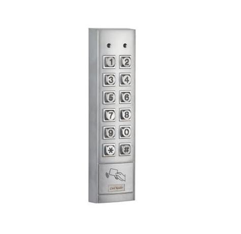 Slimline Keypad With Proximity Reader Access Control Automatic Door Equipment