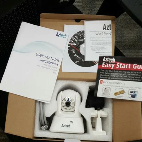 Brand New Aztech Wireless N Pan Tilt Hd Ip Camera Furniture Home Living Security Locks