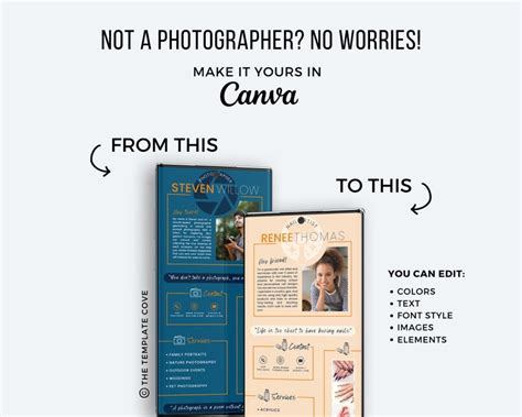 canva acuity scheduling layout acuity template photography diy