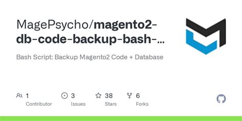 Bash Script Backup Magento2 Code Database Rcommandline