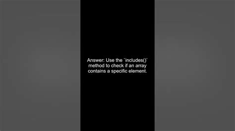 How Do I Check If An Element Is In An Array In Javascript Youtube