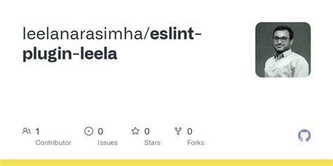 GitHub Leelanarasimha Eslint Plugin Leela