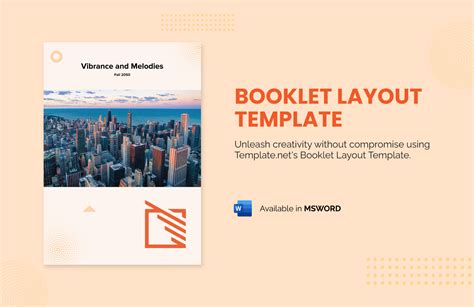 Free Booklet Layout Template Download In Word