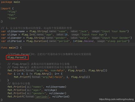 在golang中有flagparse和无flagparse区别 Csdn博客