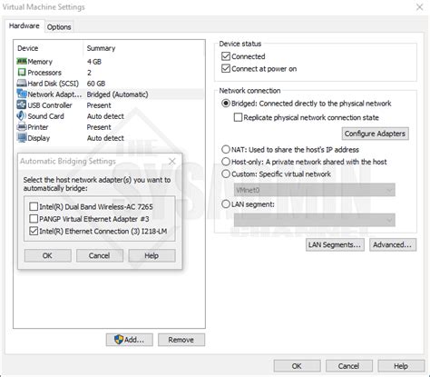 Vmware Workstation Bridged Network Not Working Vseraus