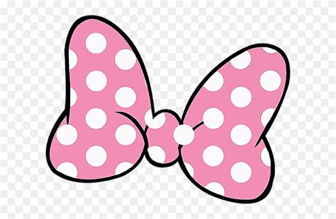 Minniemouse Minnie Ribbon Bow La O Minnie Rosa Png Clipart P Minnie Mouse