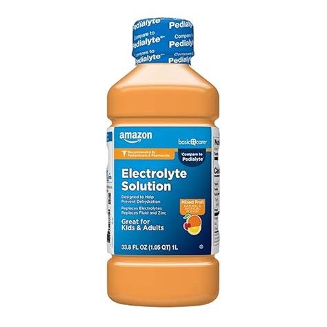 Amazon Basic Care Electrolyte Solution Mixed Fruit Designed To