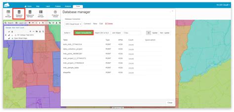 How To Import A Layer Into Database GIS Cloud Learning Center