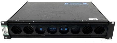 Lot 304 Void Acoustics Infinite X4 Power Amplifier