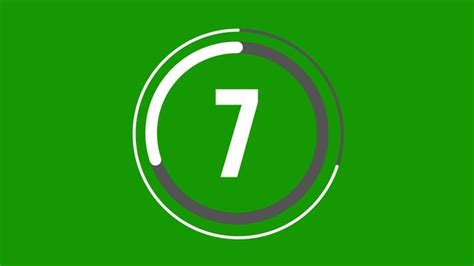 Countdown Timer Green Screen Stock Video Footage For Free Download
