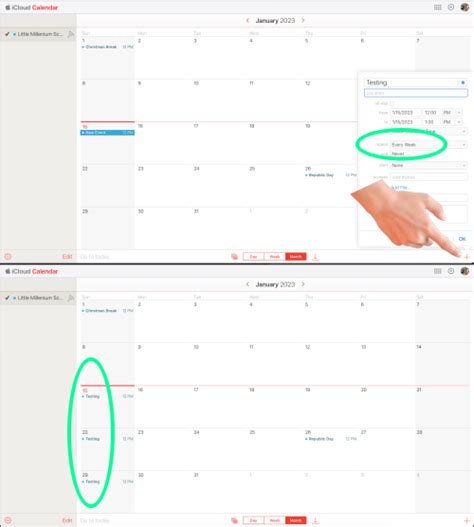 Why Are My Weekly Calendar Events Getting Apple Community