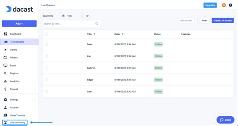 Setting Up The Dacast Live Stream Monitoring Feature Dacast