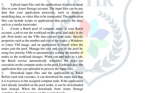 Azure Batch Processing Flow Download Scientific Diagram