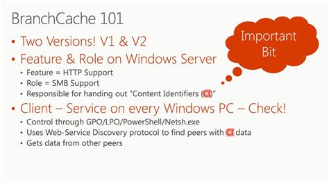 Dig Deeply Into BranchCache Learning From The Experts Ppt Download