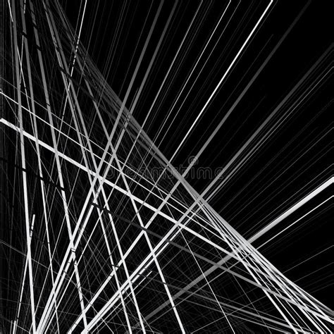 Random Chaotic Lines Abstract Geometric Pattern Texture With Random Multicolored Shapes Modern