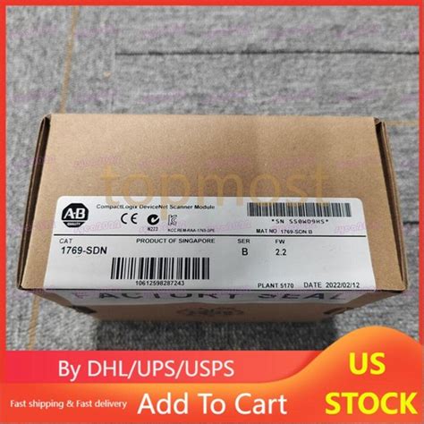 1pc New Sealed Ab 1769 Sdn B Compactlogix Devicenet Scanner Module