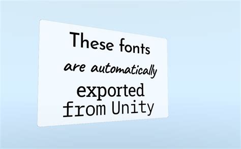 fonts and text needle engine