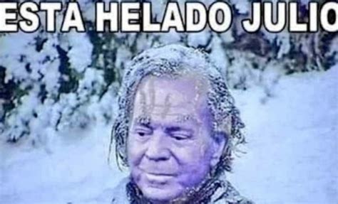 Se Viene Helado” Los Memes De Julio Iglesias Ya Arrasan En Las Redes