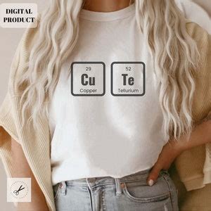 Cute SVG Cute Periodic Table Svg Cute Svg For Girls PNG EPS Cricut Svg Etsy