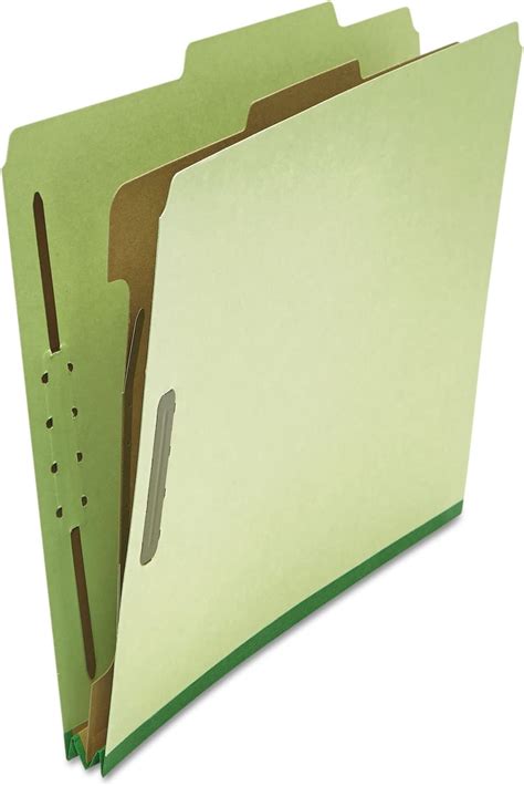 Universal Pressboard Classification Folder Letter Four