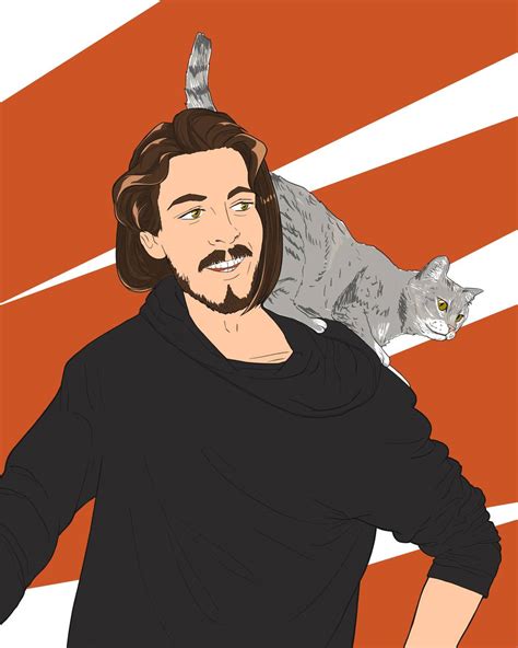 Guy With A Cat By Acarines On Deviantart