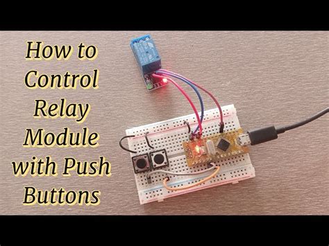 Arduino Nano Project Relay Control By Push Button Using