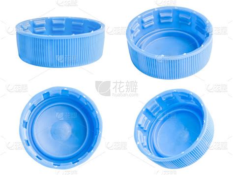 蓝色塑料瓶盖分离