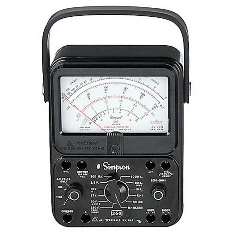 Simpson Electric Multímetro Análogo 10a 1t779 260 8p Grainger México