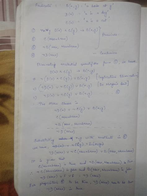 Solved Formalize The Following Argument By Using The Given Predicates And Answer