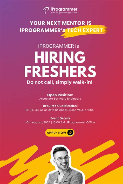 Iprogrammer Solutions Pvt Ltd On Linkedin Freshershiring Itcareers Joinus