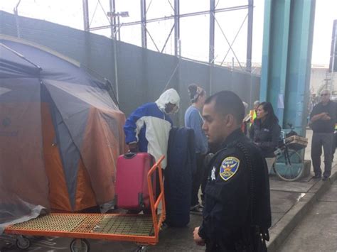 Public Works Sfpd Oust Remaining Campers From Division Street