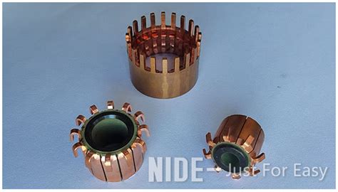 Segmented DC Motor Hook Commutator For Push Rod Motor Ningbo Nide International Co Ltd