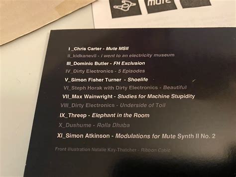 MATRIXSYNTH Mute Records Dirty Electronics MUTE SYNTH II W Original Box Materials